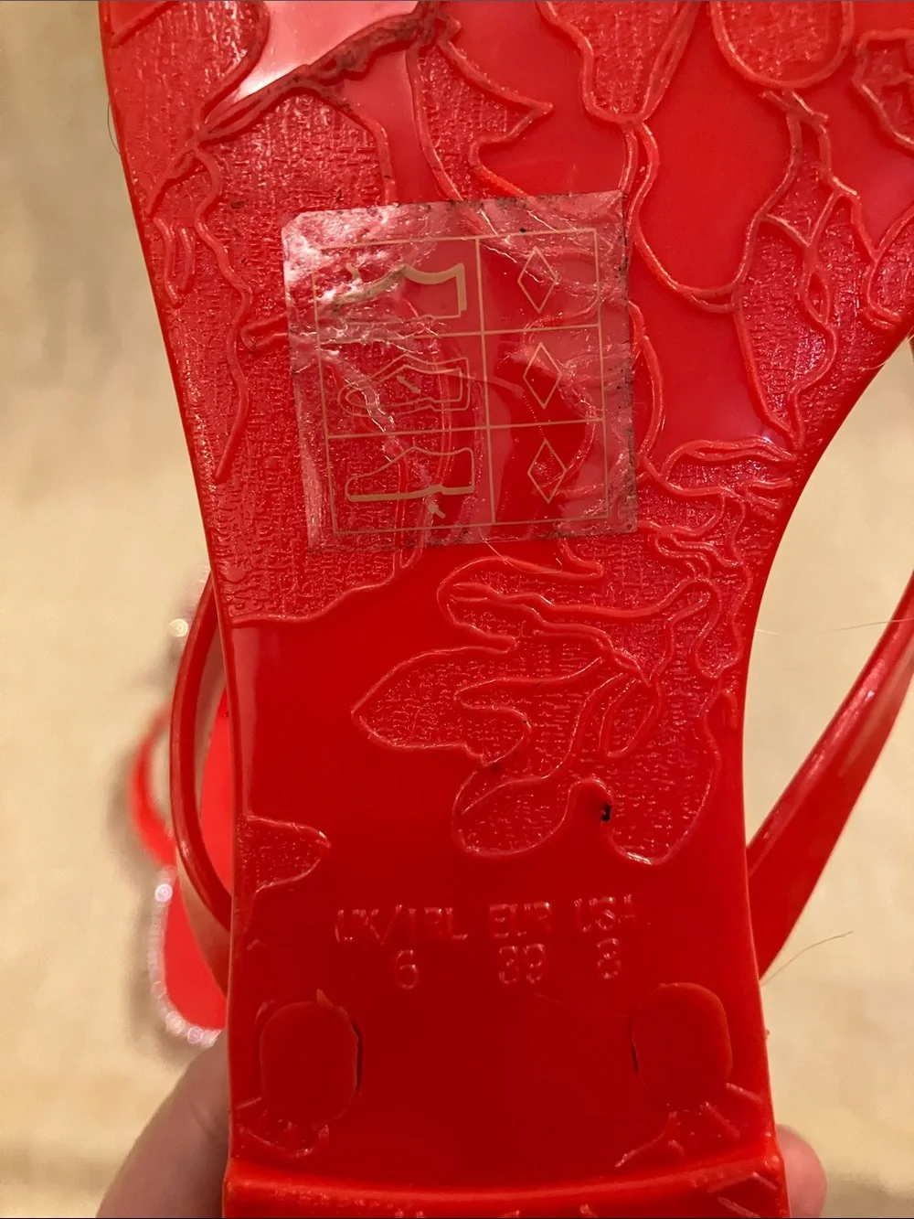 AKIRA | Shoes | Akira Chicago Cherry Red Studembellished Rhinestone Bow ...